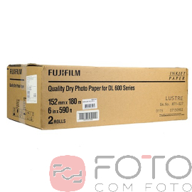 Papel DL 600 FUJIFILM 15,2 x 180m - Lustre